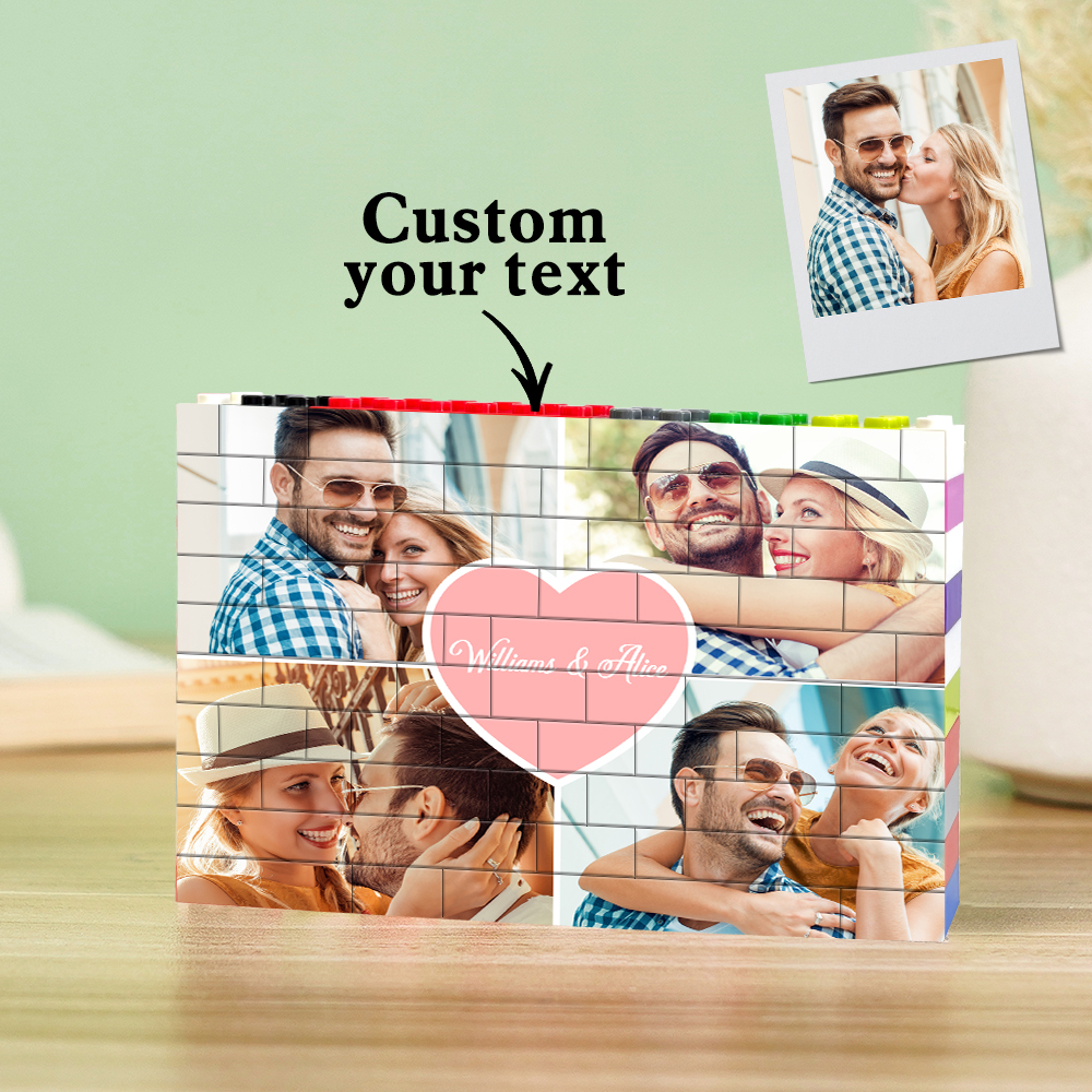 Customized Building Brick Personalized Colors Block Puzzle | MadeMine